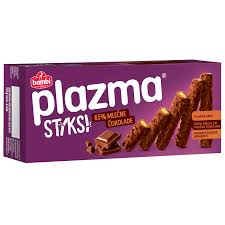 Plazma stiksi 125g-keks preliv.ml.čokoladom