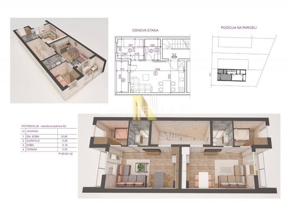 JEDNOIPOSOBAN STAN u izgradnji (povrat PDV-a)- Vidovdansko naselje