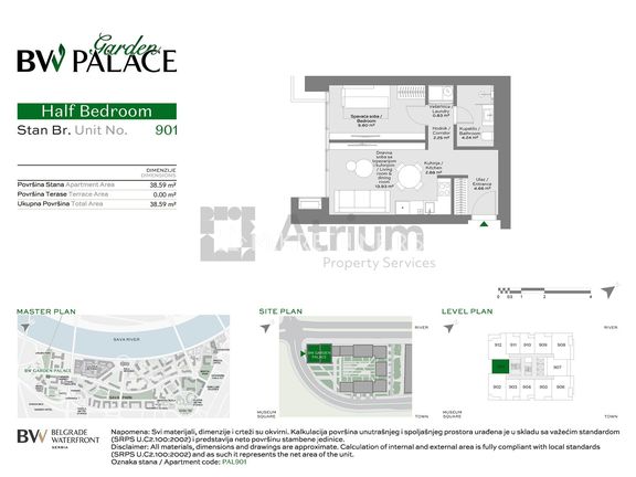 Kompaktan stan - BW Garden Palace, na rate, bez provizije