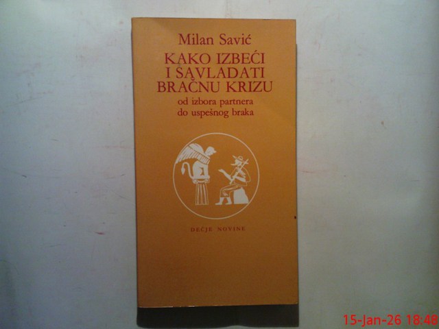MLAN SAVIC - KAKO IZBECI I SAVLADATI BRACNU KRIZU