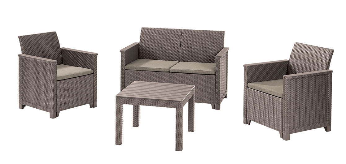 Keter Baštenski set Elodie 2 seater, kapućino CU 246157ID: EK000720597