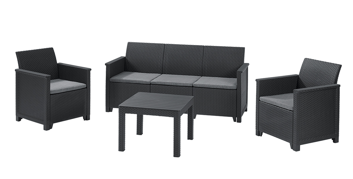 Keter Baštenski set Elodie 3 seater, grafit CU 246150ID: EK000720605