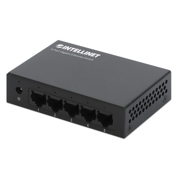INTELLINET LAN switch 530378 10/100/1000 5port/metalni