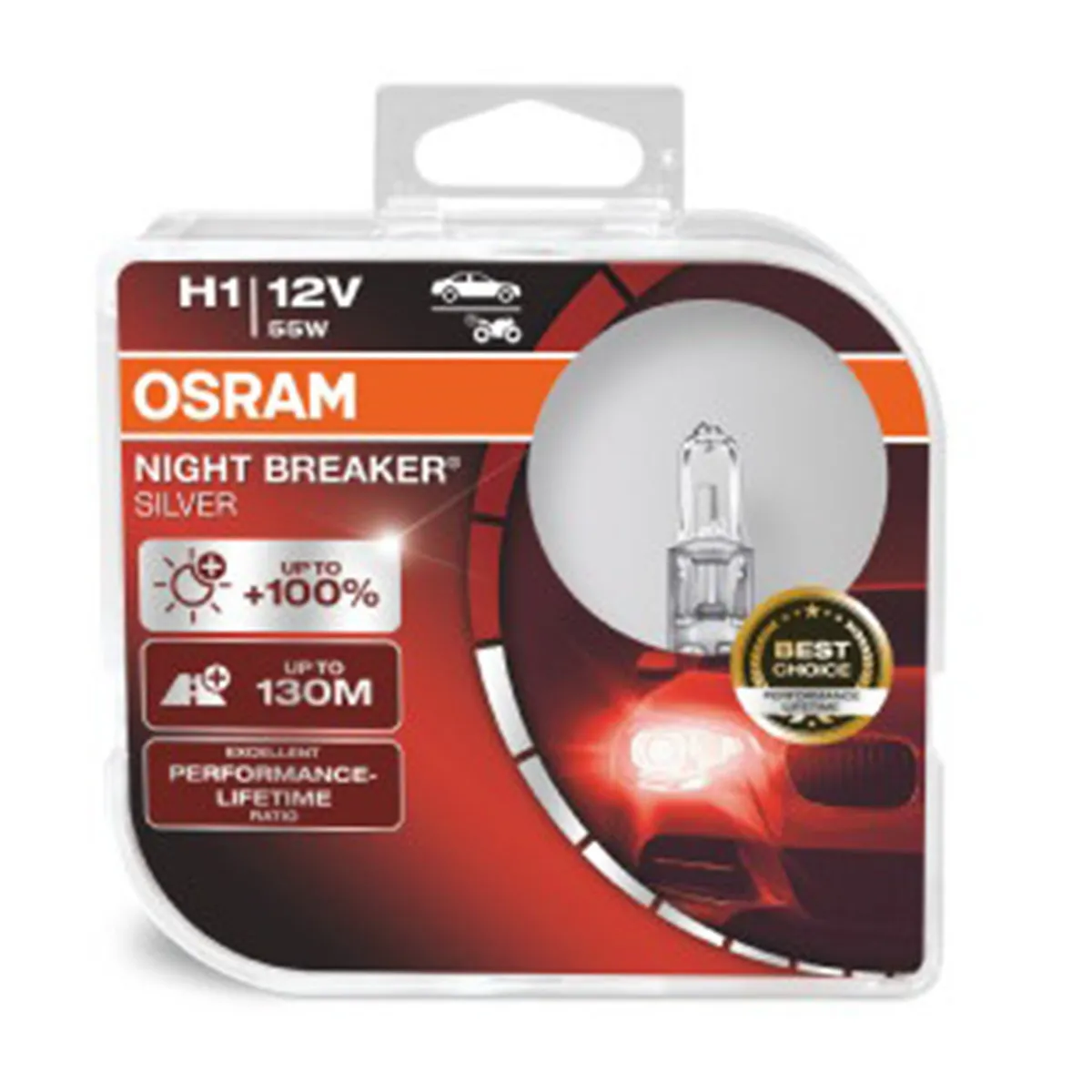 SIJAL PAR 12/ H1 64150NBS-HCB=2HB 55W P14,5S HCB2BOX OSRAM