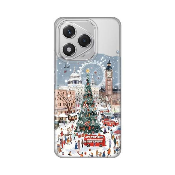 Maska za Honor 400 Lite Christmas Town Silikonska Print Skin
