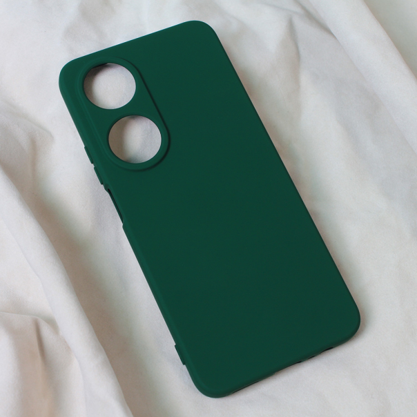 Maska za Honor X7b Teracell Soft Velvet tamno zelena
