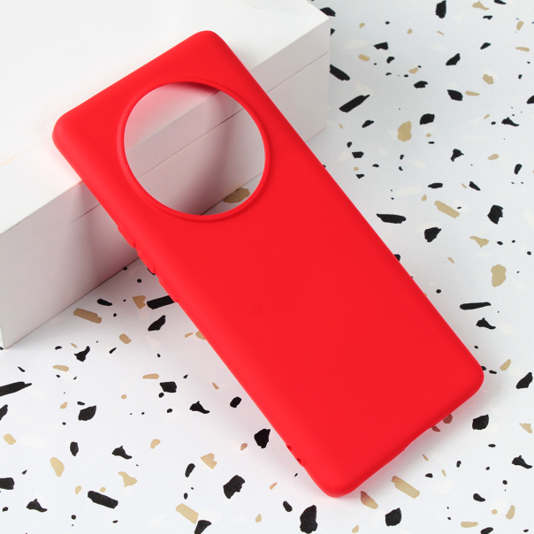 Maska za Honor Magic 6 Lite Shell Velvet crvena