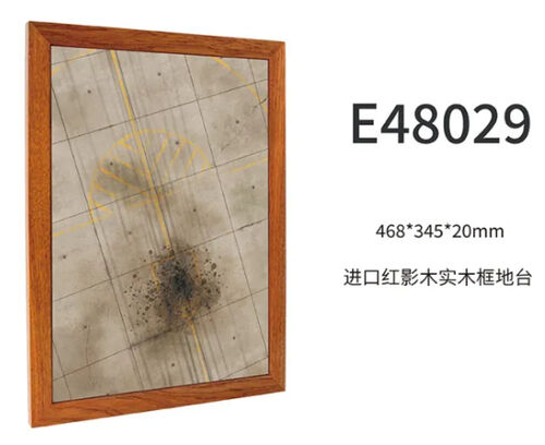 Galaxy-Model E48029 Solid Wood Frame Ground Texture Airport Display Base - No.8