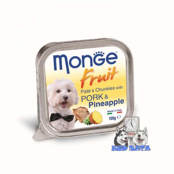 Monge Fruit Svinjetina i Ananas 100g