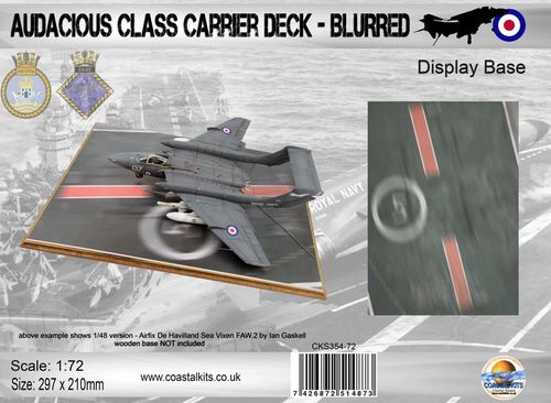 Coastal kits S354-72 Audacious Class Carrier Deck - Blurred 297 x 210mm
