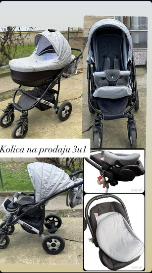 Camarelo kolica 3u1 + poklon Chicco letnja kolica