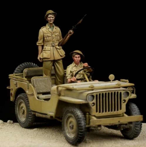 The Bodi Miniatures 35114 British Driver & Tommy Western Desert WWII
