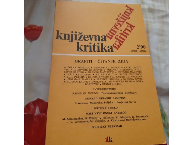 pp Književna kritika 2/90 - Grafiti - Čitanje zida