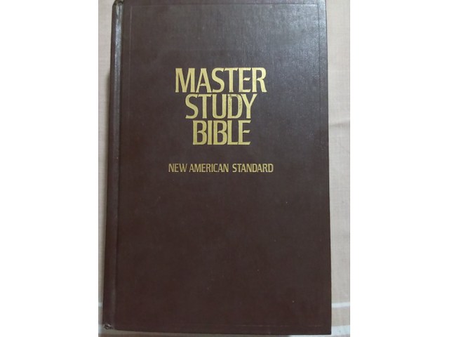 Master Study Bible , nekorišćena