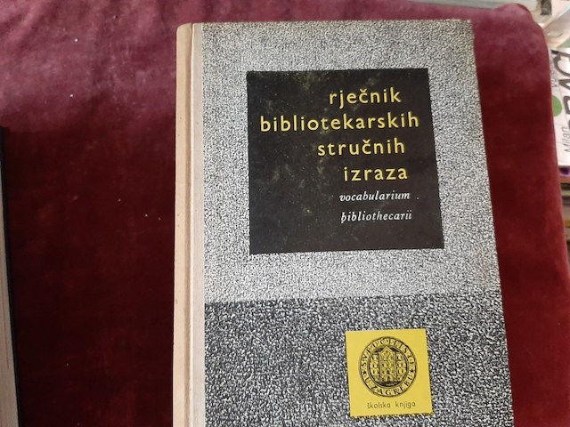 431 Rječnik bibliotekarskih stručnih izraza