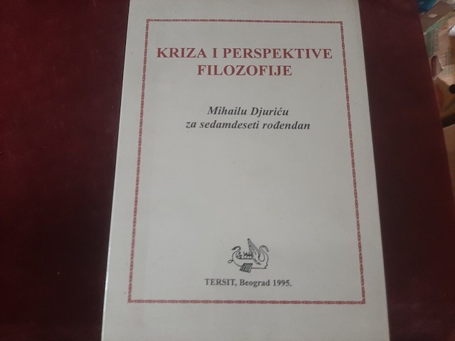 505 KRIZA I PERSPEKTIVE FILOZOFIJE