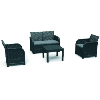 Keter baštenski set Rosalie 2 seater Grafit CU 249561