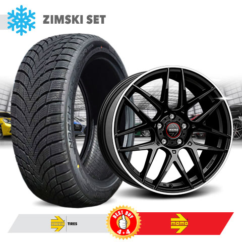 215/55 R17 SET Z MOMO + MOMO COM GB POL 5/112