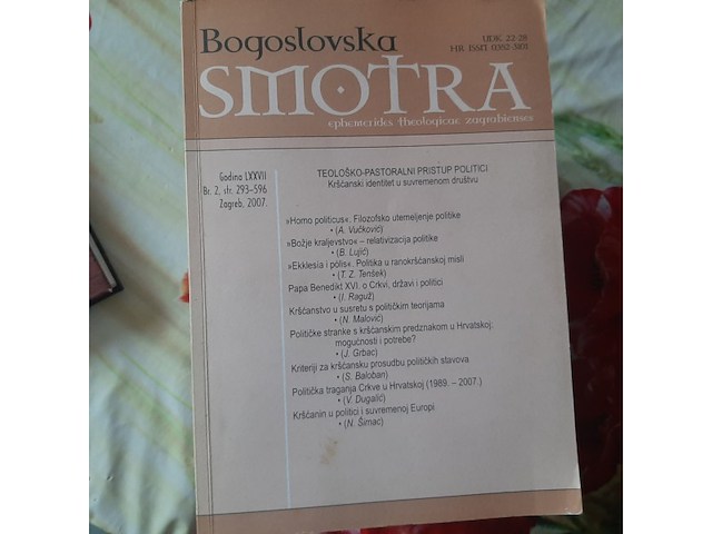 55 Teolosko pastoralni pristup politici B Smotra 2/2007