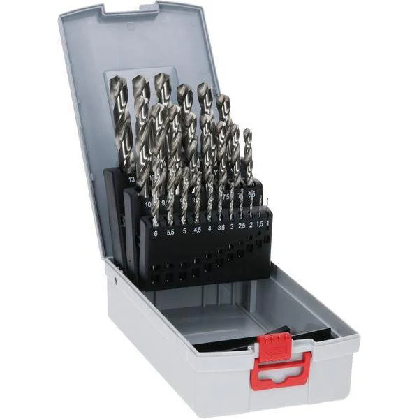 BOSCH Set PRO Metal HSS-G spiralnih burgija, 25 kom. - Set burgija za metal,Pro Box,HSS-G,1-13 (2608587017)