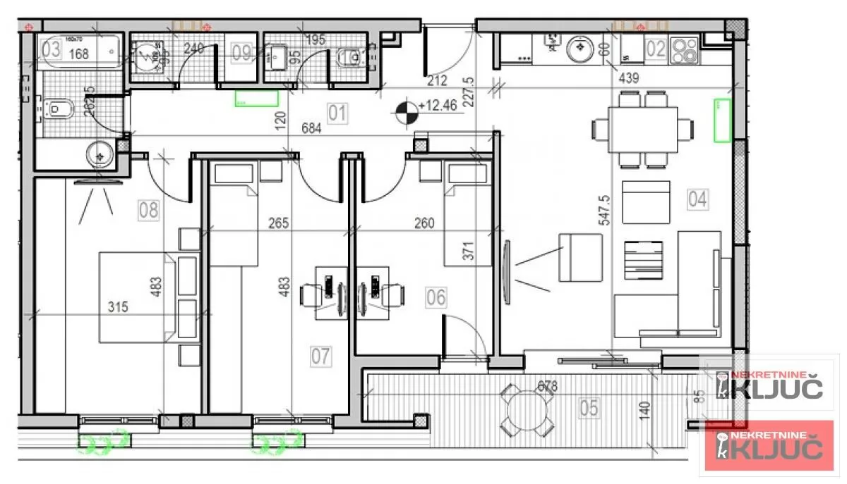 SREMSKA KAMENICA, 91m2, Četvorosoban sa pdv, Izgradnja