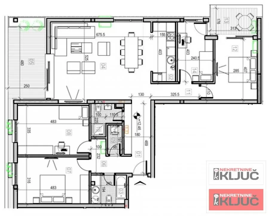 SREMSKA KAMENICA, 141m2, Petosoban sa pdv, Izgradnja