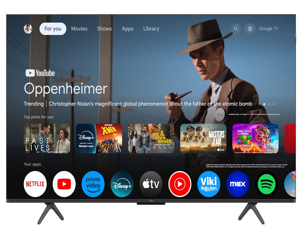 Televizor TCL 50C6K/MiniLED-QLED/50"/4K UHD/144Hz/Google TV/crna