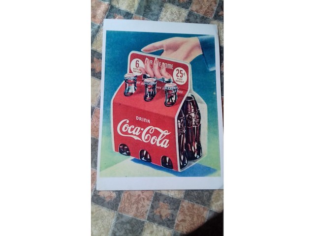 COCA COLA..POSTER..USA..PLASTIFICIRAN