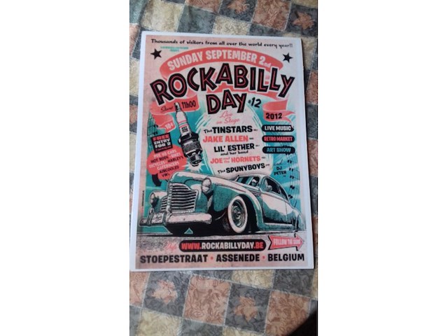 ROCKABILLY DEY..POSTER..USA..