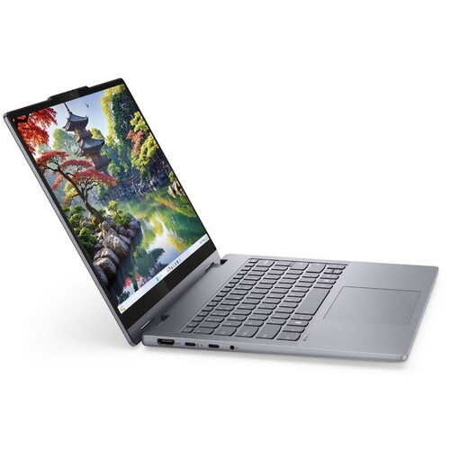 LENOVO IdeaPad 5 2-in-1 14IAL10, 14" WUXGA, Intel Core Ultra 7 255H, 16GB, 512GB, DigitalPen, Backlite, DOS, Luna Grey (83KR001XYA)