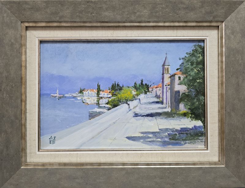 More 10, Dragan Tasić, akril na platnu kaširano na kartonu, sa 32×42 cm, bez 20×30 cm, sertifikat, 8850 dinara