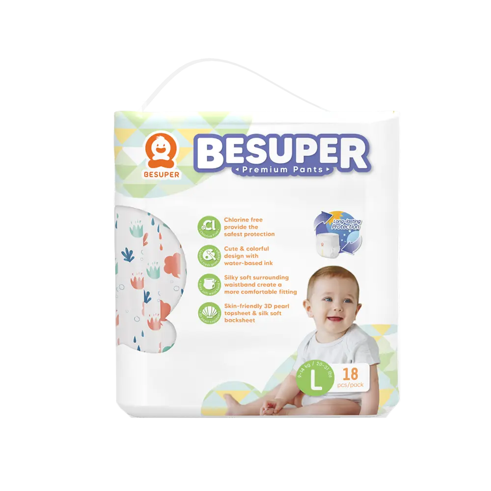 BeSuper Pelene Premium Pants L, 9-14 kg, 18/1