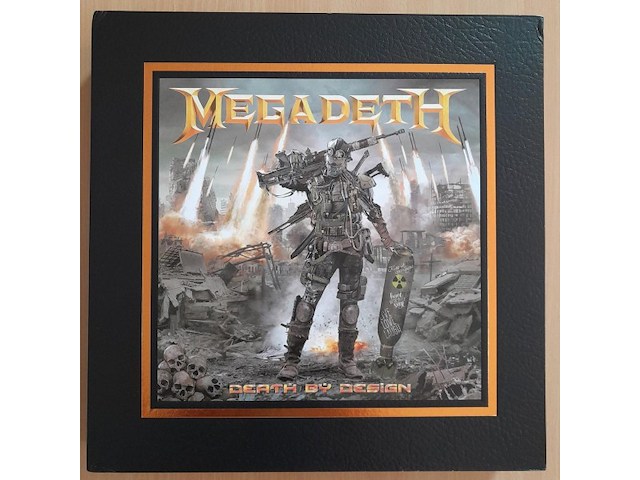 Megadeth – Death By Design US 2019 BOX, POTPISAN