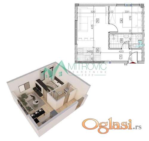 Sremska Kamenica - Kvalitetna zgrada - stanovi od 28m2 do 130 m2