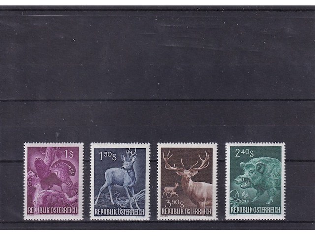 Austrija 1959 Fauna