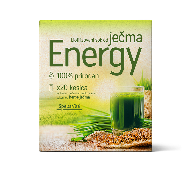 LIOFILIZOVANI SOK OD JEČMA ENERGY SPELTA VITA 20 x 800mg