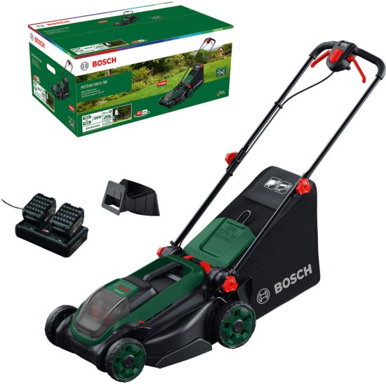Akumulatorska kosilica Bosch ROTAK 18V2-38; 2x4,0Ah 18V (06008B9M00)