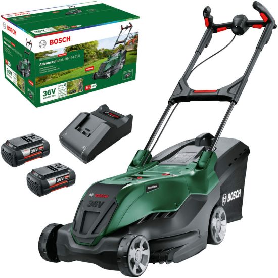 Bosch AdvancedRotak 36V-44-750 akumulatorska kosilica 36V Brushless motor bez četkica; 2x4,0Ah (06008B9G02)