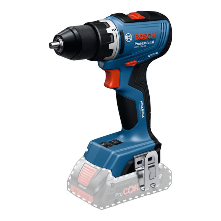 Bosch – 18V akumulatorska bušilica/odvijač GSR 18V-65, sa dodatnom opremom, 2x 5,0 Ah litijum-jonske baterije, punjač – 0615A5007J