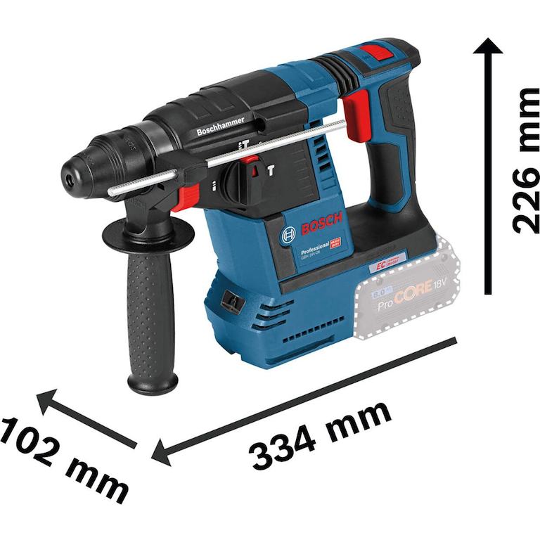 Bosch – Akumulatorski 5-delni set Bosch GBH 18V-26 + GSB 18V-65 + GWS 18V-11 + GSA 18 V-LI + GLI 18V-1200 C + 3 x 18V 5,0Ah + XL-BOXX – 0615A5007S