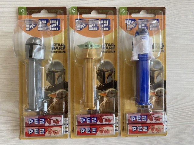 STAR WARS PEZ 3 KOM.