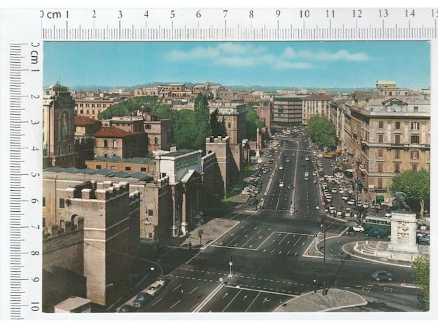 Rim, Piazza di Porta Pia e Corso d`Italia, Italija