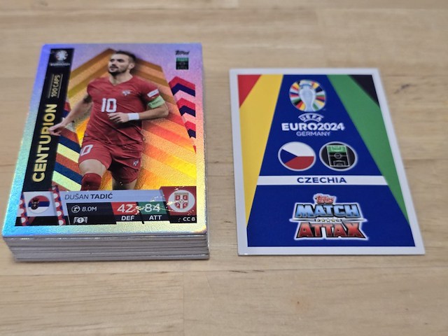 33 kartica  Topps Match Attax Euro 2024