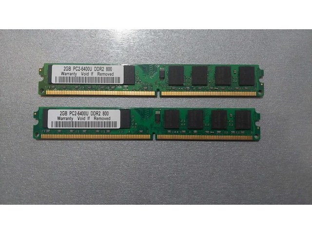 4GB DDR2 memorije na 800 Mhz