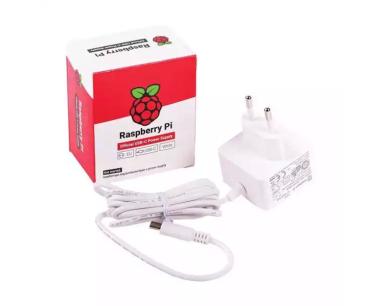 RASPBERRY Strujni adapter za RaspberryPi USB Type-C 3000mA 5.1VDC 1.5m, beli