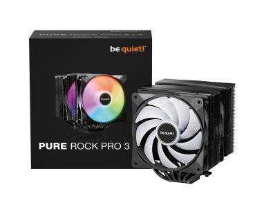 BE QUIET CPU Cooler Be quiet ARGB Pure Rock PRO 3 LX BK043 (AM4,AM5,1200,1700)/TDP-250W