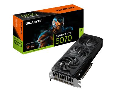 GIGABYTE Graficka karta Gigabyte GeForce RTX 5070 Windforce OC GDDR7 12GB 192bit 3xDP/HDMI