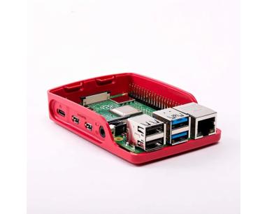 RASPBERRY Kućište za Raspberry Pi 4 crveno belo