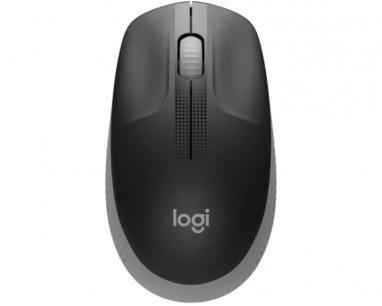 LOGITECH M190 Full-Size Wireless crni miš