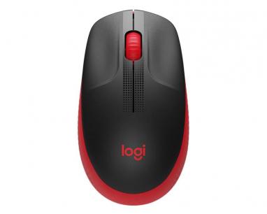 LOGITECH M190 Full-Size Wireless crveni miš